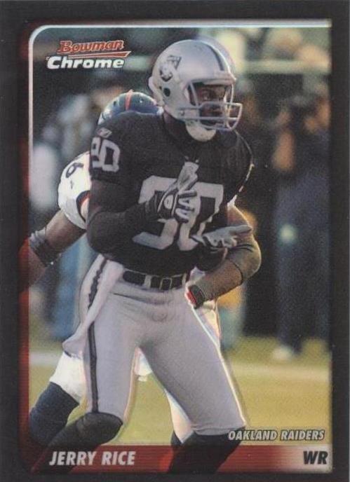 2003 Bowman Chrome - Jerry Rice #95 Refractor /500 for sale online | eBay