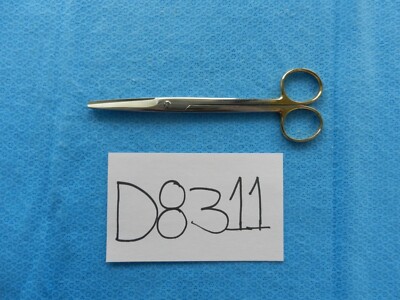 D8311 Spectrum Surgical Straight Blunt Tip Scissors 17cm Overall Length ...