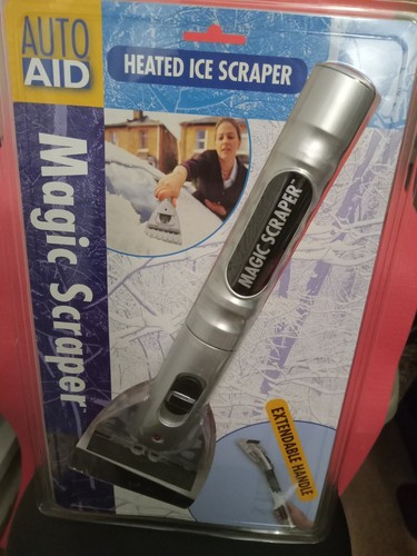Auto Aid - Heated Ice Scraper "Magic Scraper" Retractable Extendable ...