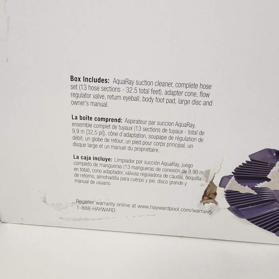 Hayward AquaRay Flapper Disc Pool Cleaner Above Ground Automatic ...