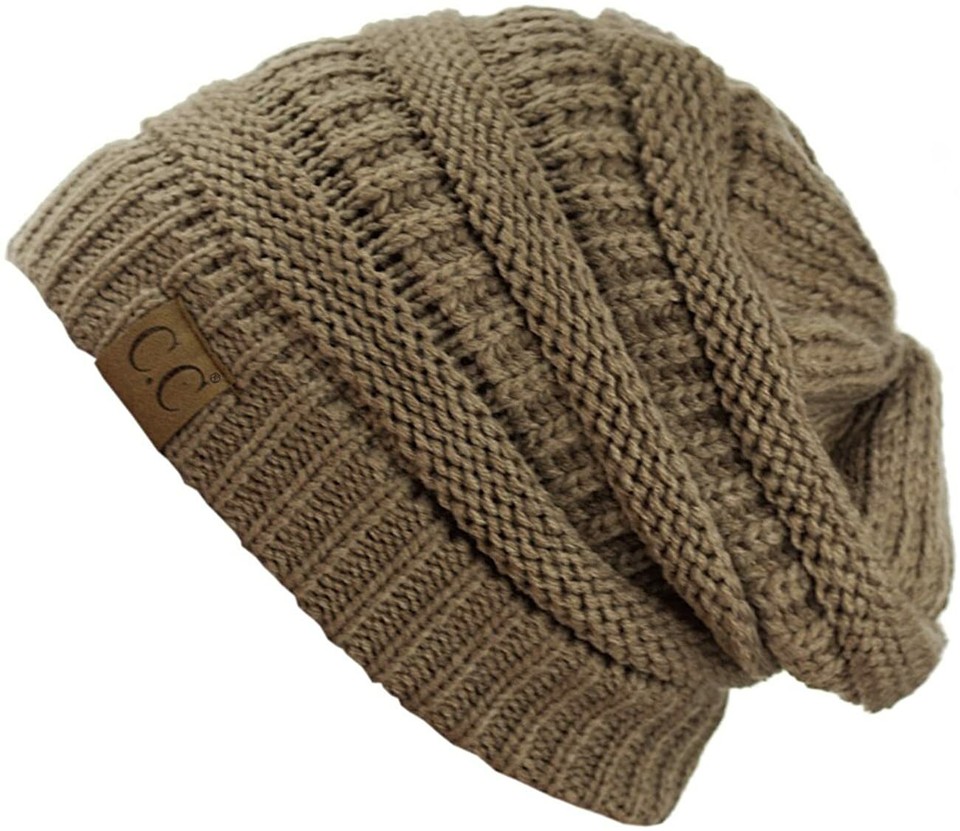 Hot item CC C.C Beanie New Women's Knit Slouchy Thick Cap Hat Unisex ...