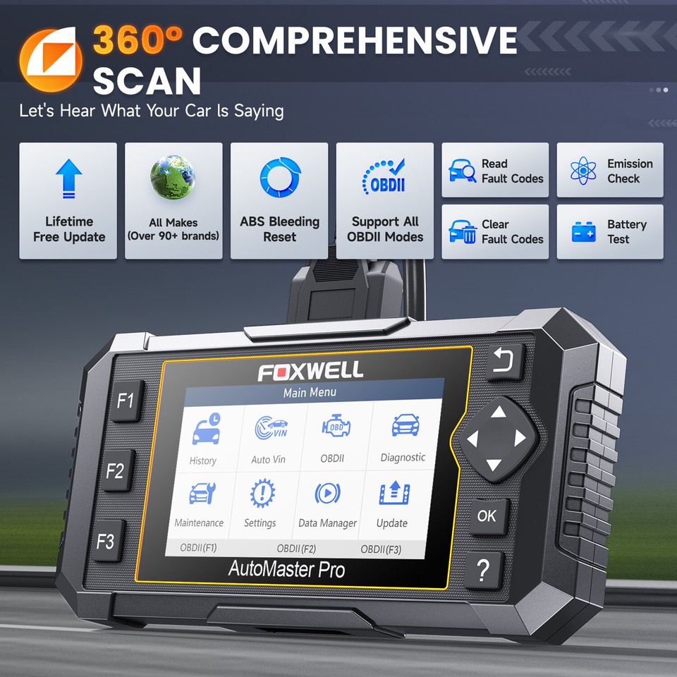 All System OBD2 Scanner Car Diagnostic Tool ABS,DPF,EPB,SAS,SRS,TPMS ...