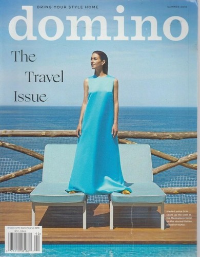 Hard-to-find issue of Domino Magazine Summer 2019 THE TRAVEL ISSUE ...