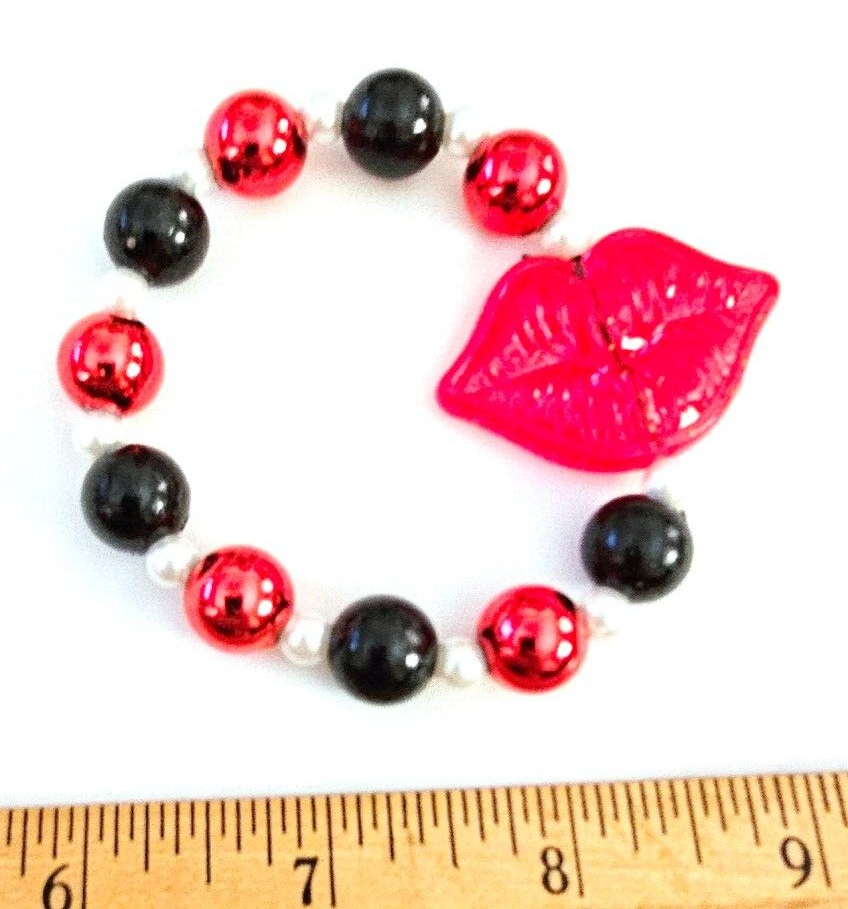 Fun Parade Throw Hot Lips Mardi Gras Bracelet | eBay