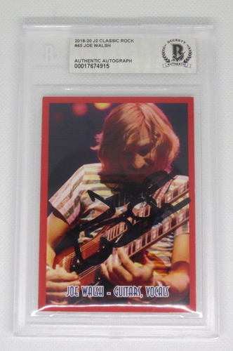 Joe Walsh guitarist vocals The Eagles James Gang signed autographed BAS ...