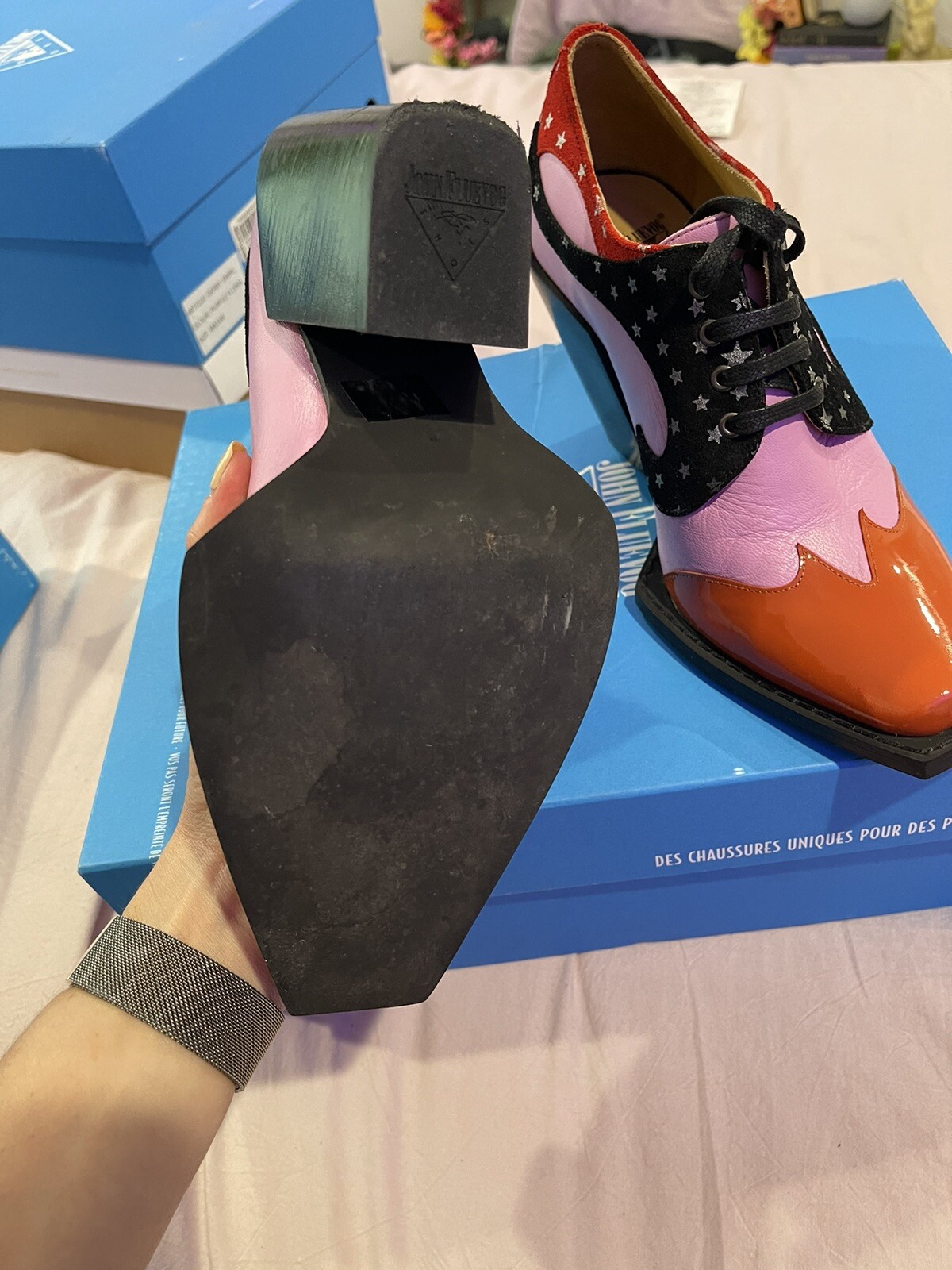 John Fluevog Signature Dali Lace-Up Heels | eBay