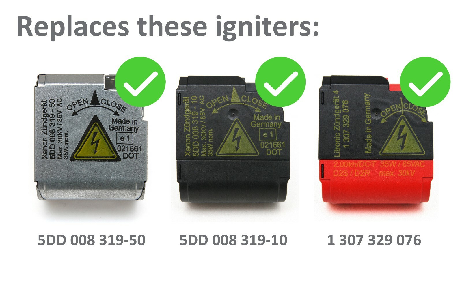NEW! Replacement 5DD 008 319, 307 329 076 Xenon HID Igniter Headlight ...