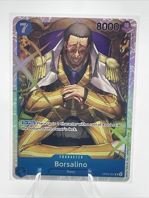 One Piece Card TCG English OP05-051 Borsalino SR Foil | eBay