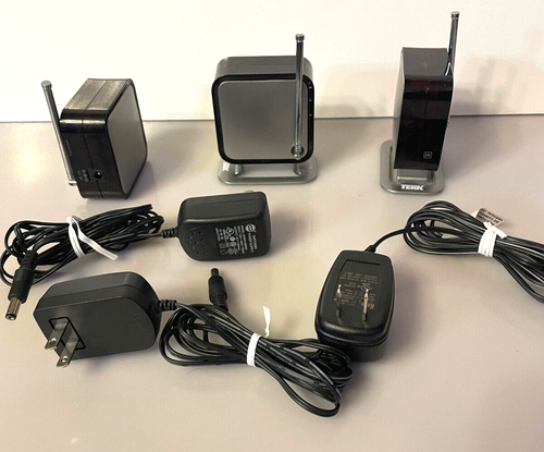 3- Terk Wireless Remote Control Extenders Kit Model LF-IRX W/ Power ...