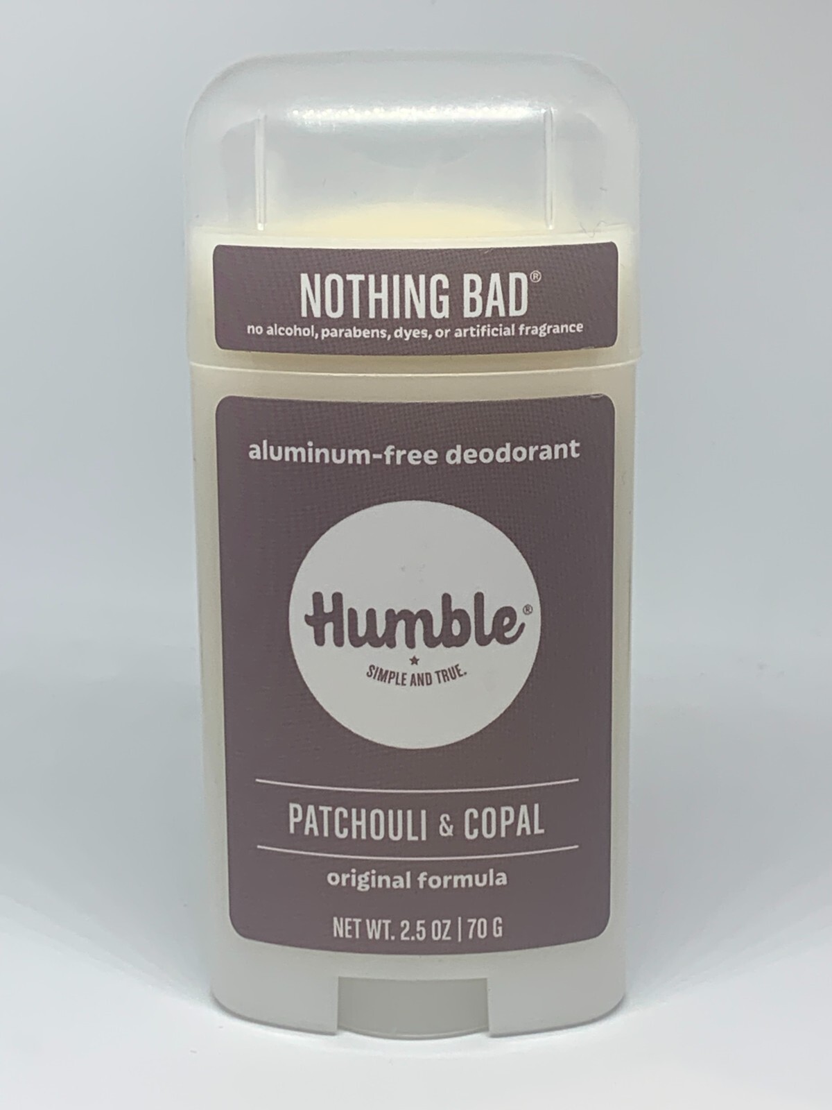 Humble Natural Deodorant Stick Patchouli Copal & Frankincense Aluminium ...