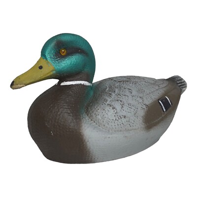 Vintage General Fibre Co St Louis MO Ariduck Male Mallard Duck Decoy ...