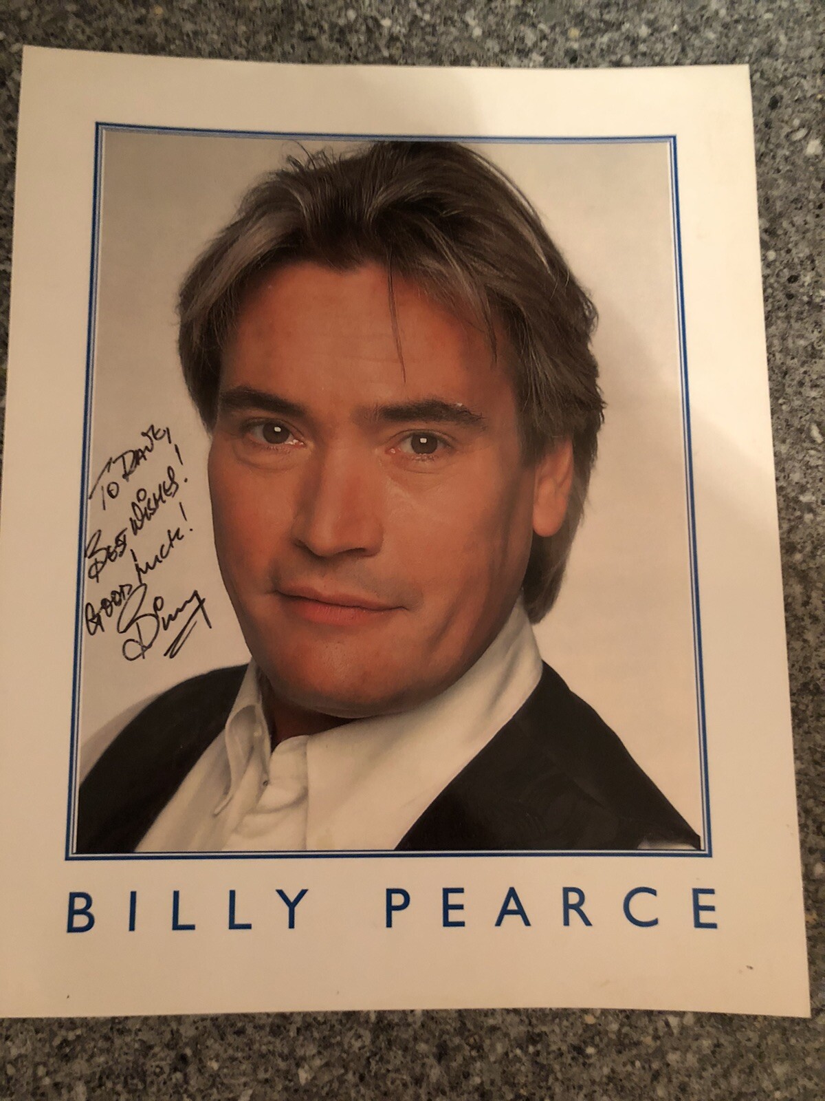 BILLY PEARCE (COMEDIAN) SIGNED PHOTO 10x8” | eBay