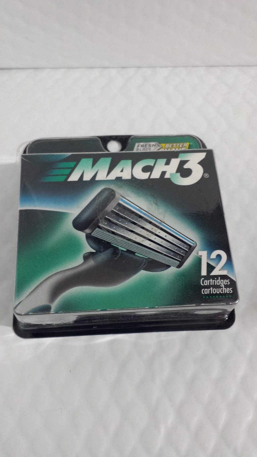 Gillette Mach3 12 cartridges ORIGINAL NEW SEALED 100% ORIGINAL PACKAGE ...