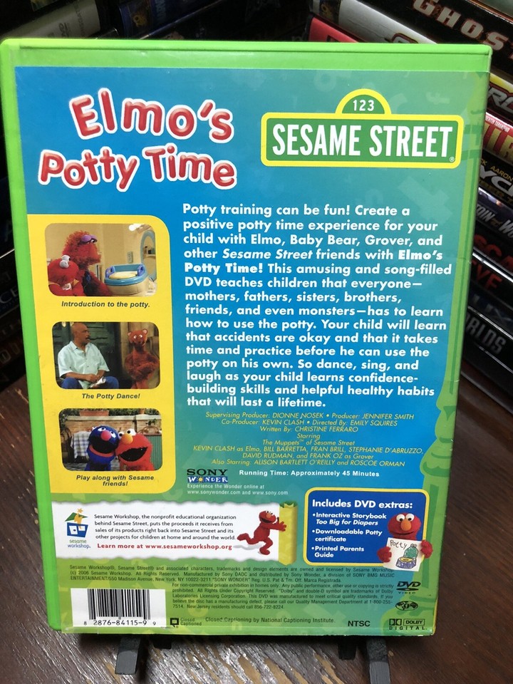Elmo's Potty Time (DVD, 2006) 828768411599| eBay