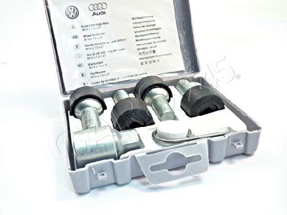 Genuine OEM VW AUDI VAG Wheel Locks Set Locking Nuts 5Q0698137 for sale ...