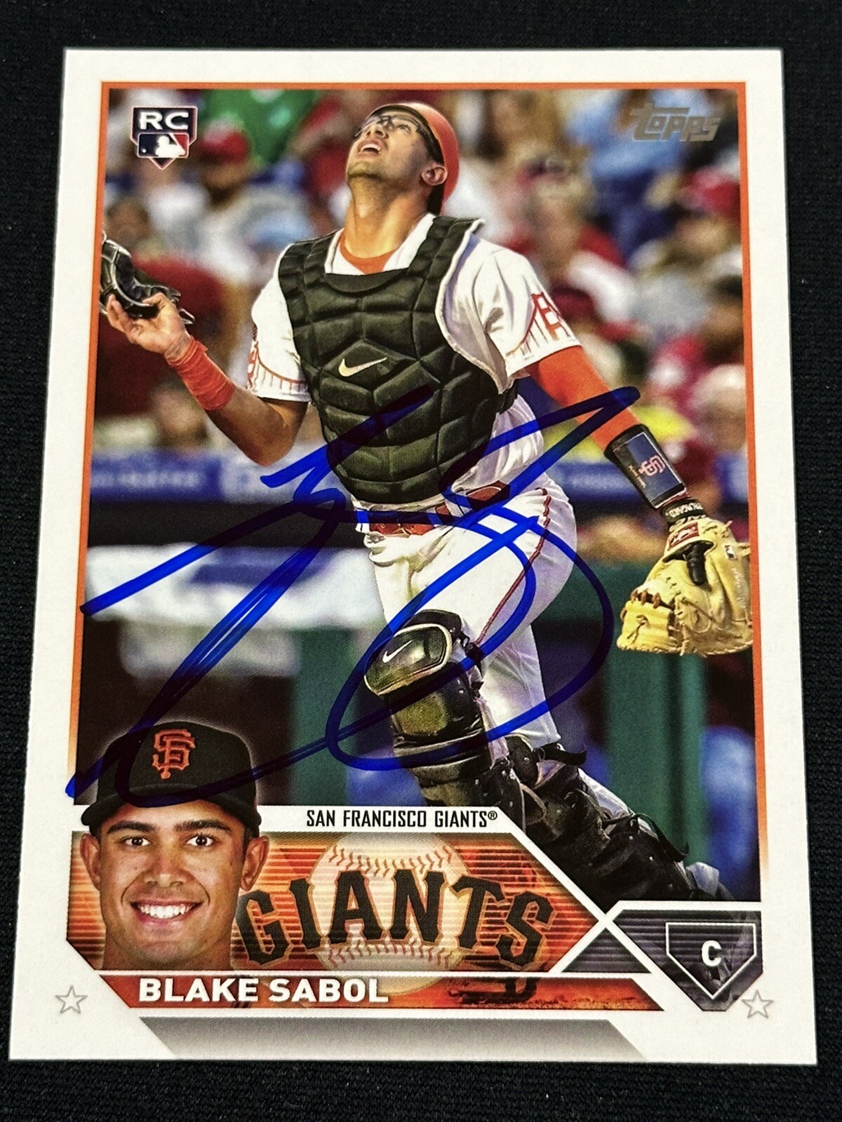 2023 Topps Update #US201 Signed Blake Sabol RC Giants Autographed Auto ...