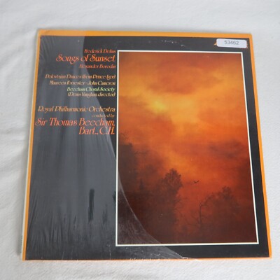 Sir Thomas Beecham Delius Songs Of Sunset w/ Shrink LP Vinyl Record ...