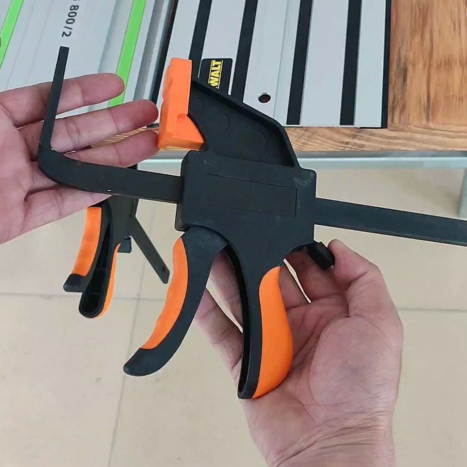 2x Quick Release Track Saw Clamps for Circular Saw Guide Rail System ...