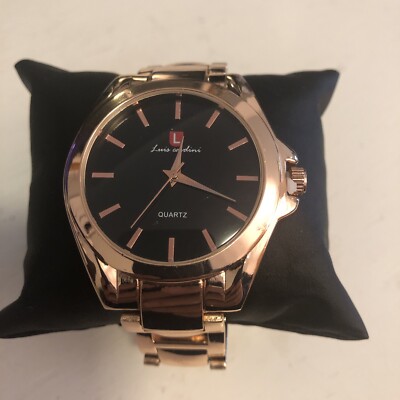 Louis Cardini Rose Gold Quartz Watch | eBay