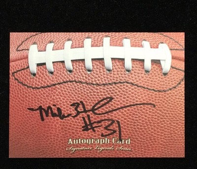 MIKE HARDEN 2014 RACKRS CUT AUTOGRAPHED SIGNED AUTO FOOTBALL CARD | eBay
