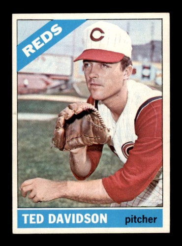 1966 Topps #89 Ted Davidson EXMT/EXMT+ Reds 557956 | eBay