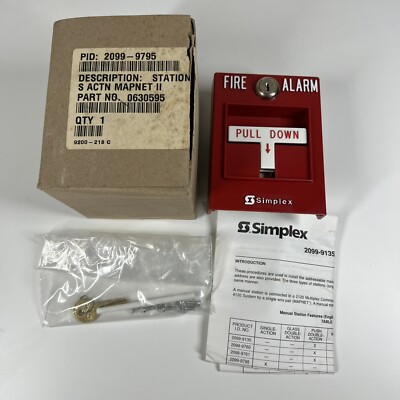 Fire Alarms - Simplex Pull Station