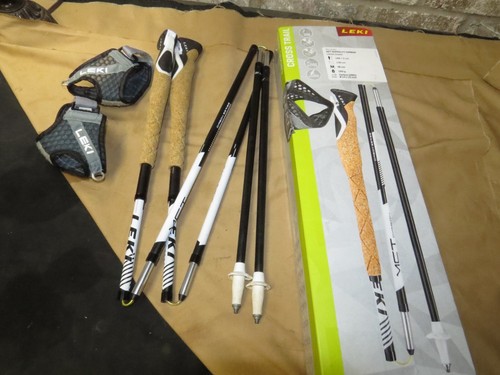 Leki MCT Superlite Carbon Trekking / Trail-Running Poles 130 cm ...
