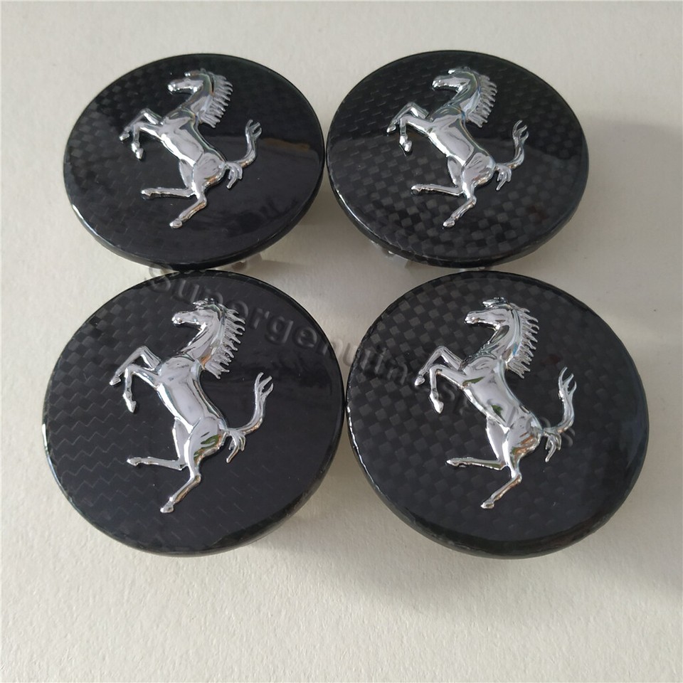 For Ferrari F430 458 California 488 Carbon Fiber Wheel Hub Center Cap ...