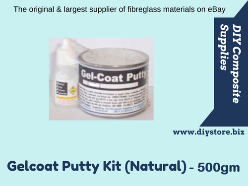 500gm Gelcoat Putty kit - Fibreglass Repairs (Natural) - FREIGHT PER ...