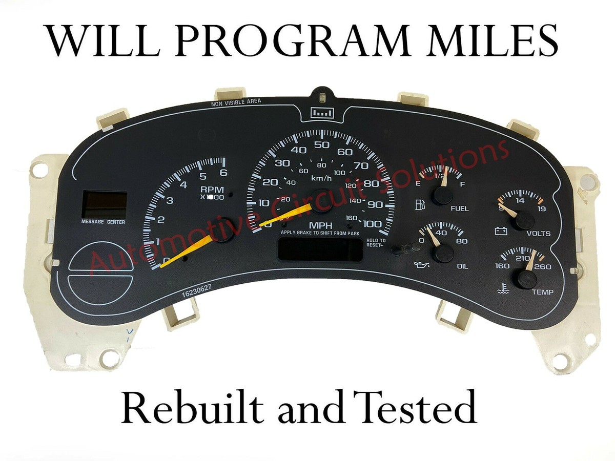 2000 Chevy Silverado Instrument