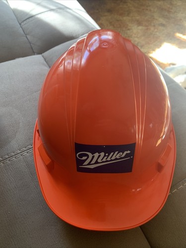 Vintage Miller Lite Beer Hat Adjustable Baseball Cap Neon Hard hat ...