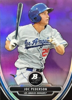 Joc Pederson 2013 Bowman Platinum Purple Refractor ROOKIE PROSPECT # ...