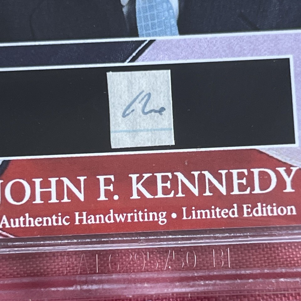 John F. Kennedy Handwritten Word Cut from a Autograph Letter Signed ...