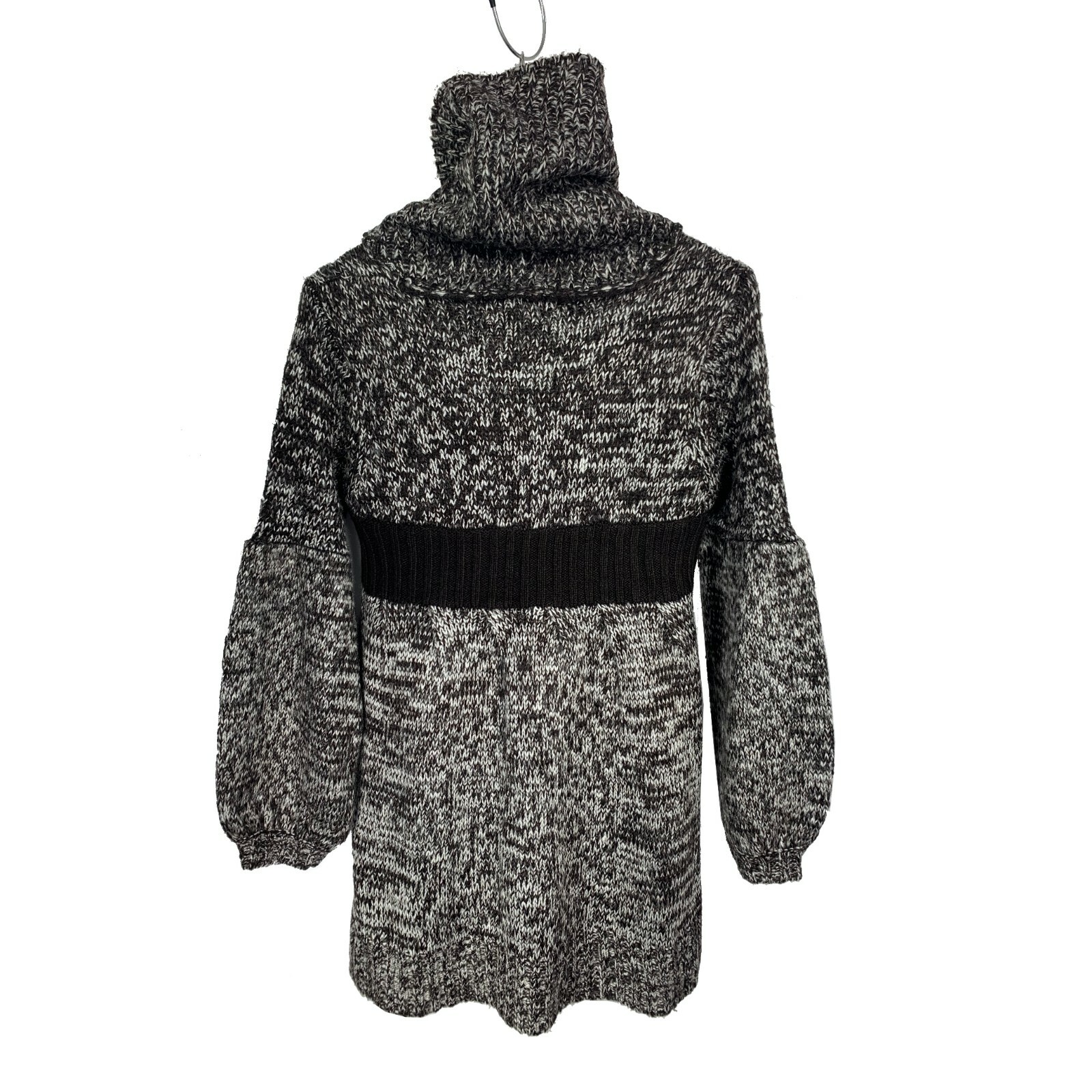 Kroshetta by Papillon Sweater Womens Small Brown Grindle Snap Cardigan ...