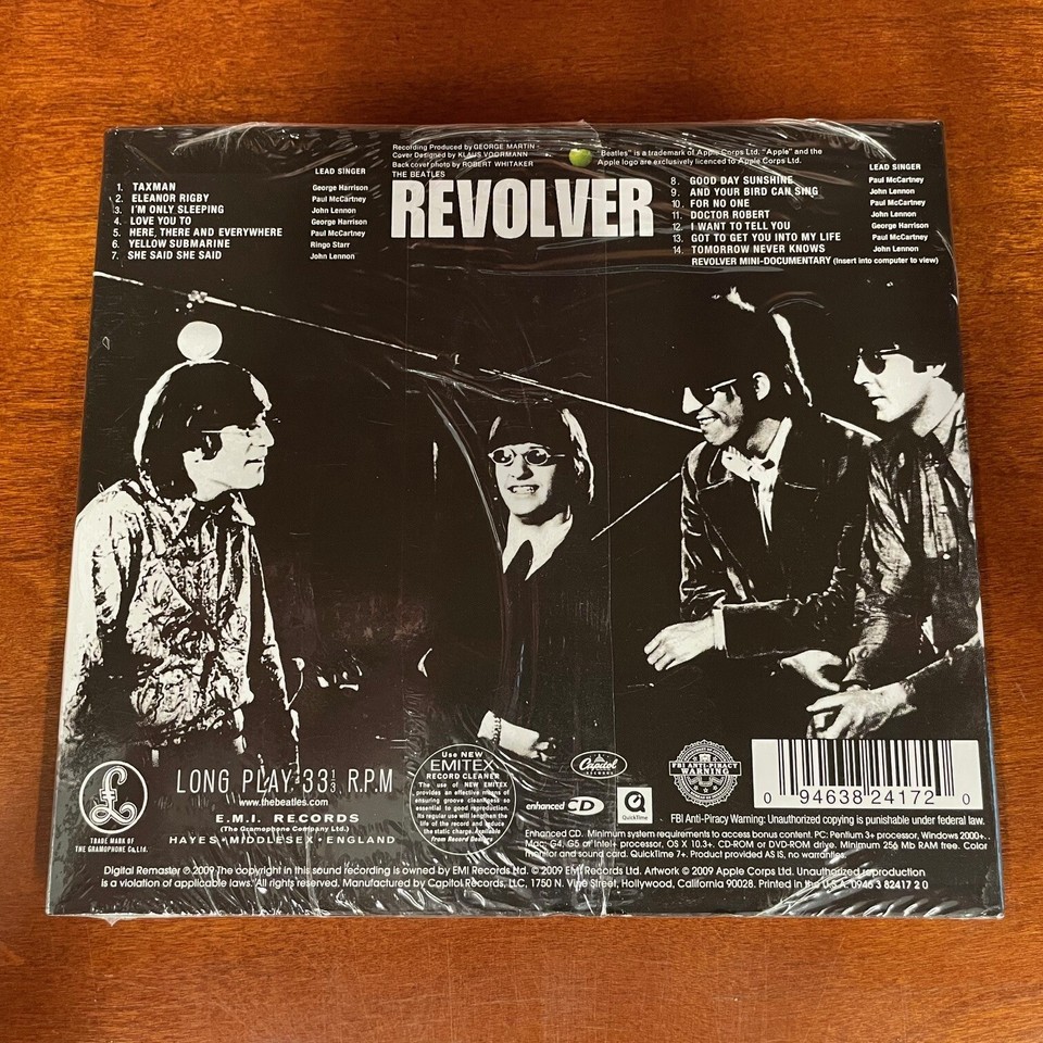 BEATLES "REVOLVER" (2009 REMASTER) FACTORY SEALED CD AUGUST 1966 APPLE ...