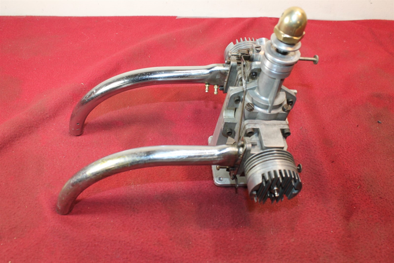 1976 FOX 1.20 TWIN R/C MODEL AIRPLANE ENGINE RADIO CONTROL +EXHAUST ...