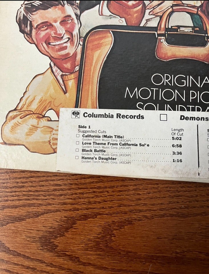 Neil Simon’s California Suite Soundtrack LP 1978 | eBay