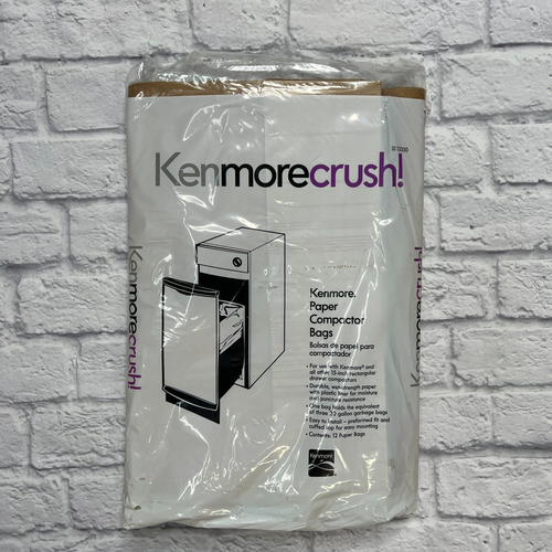 Kenmore Heavy Duty 15" Paper Compactor Bags 12 in package 13350 NEW ...