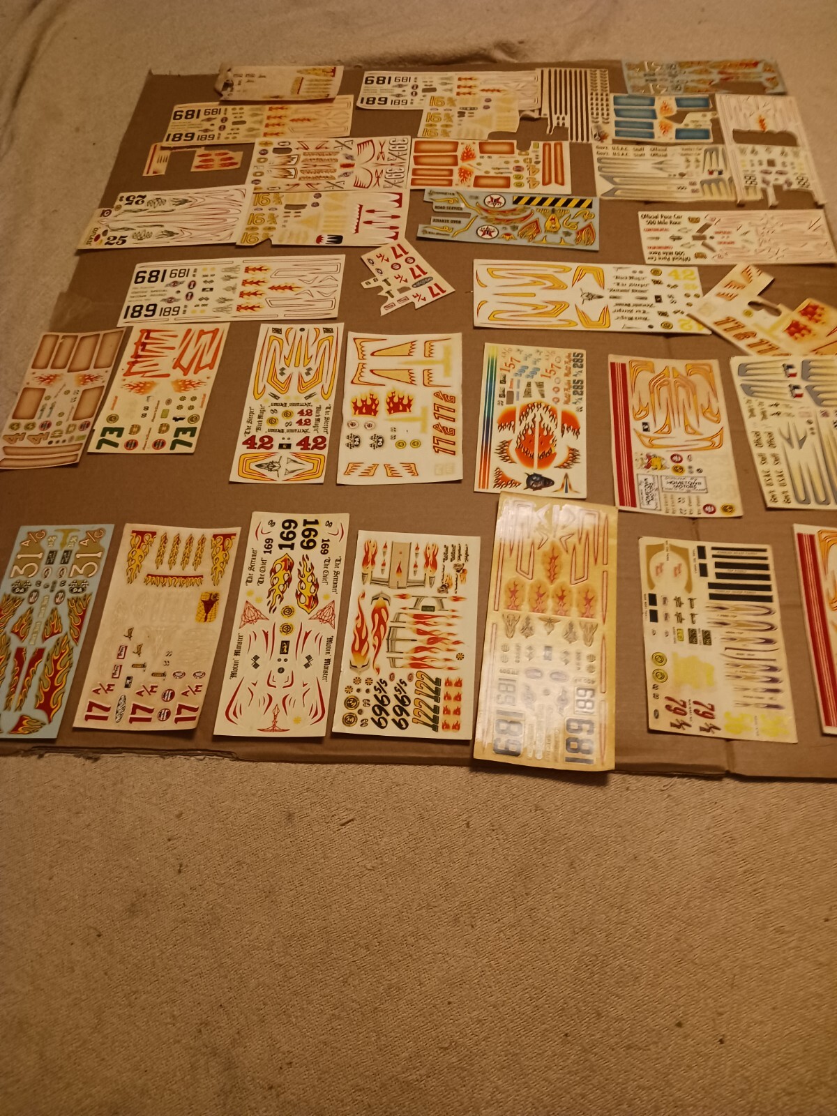 Large Lot of late 50s early 60s AMT decals - 16 uncut!! | eBay
