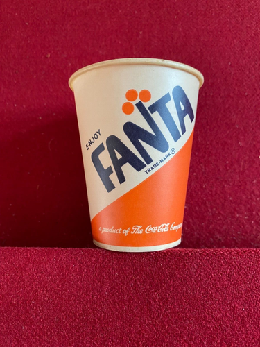 1960's, FANTA, "Un-Used", Free Sample Wax Paper Cup (Scarce / Vintage ...