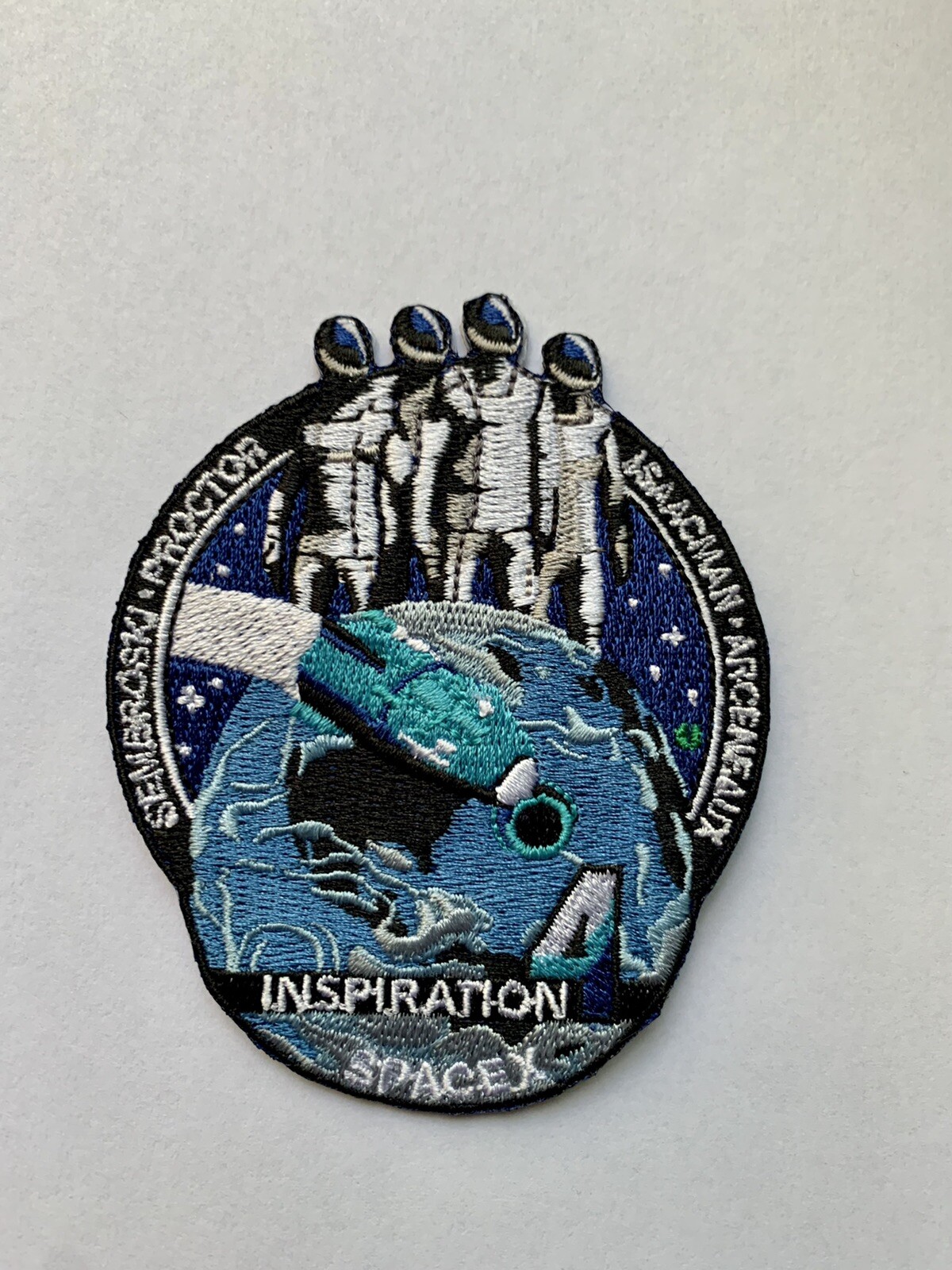 Original CREW DRAGON INSPIRATION 4 Mission Patch 3” Mini Mission Patch ...