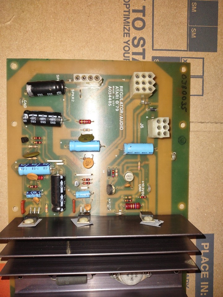 atari asteroids arcade main pcb with audio pcb #1 | eBay