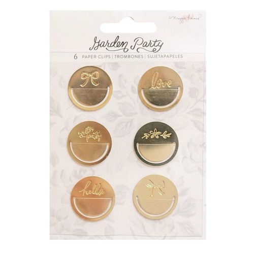 Maggie Holmes Garden Party Circle Paper Clips 6 pack - Gold* | eBay ...
