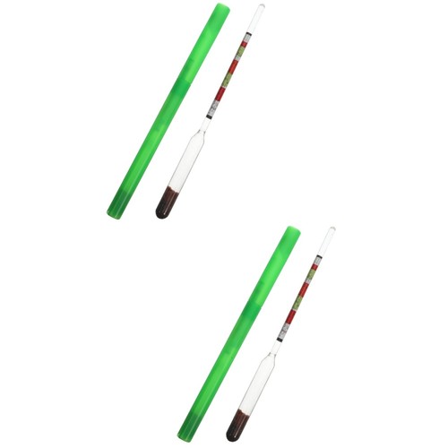 Set of 2 Sugar Hydrometer Wort Measuring Instrument Maple Syrup Scale ...