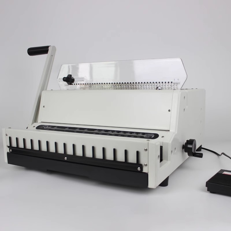 Iron Ring Punching And Binding Machine Desk Calendar Binding Machine ...
