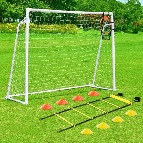 Soccer Goal 12x6,10x6.5, 8x6, 6x4FT Soccer Goals for Backyard Metal ...