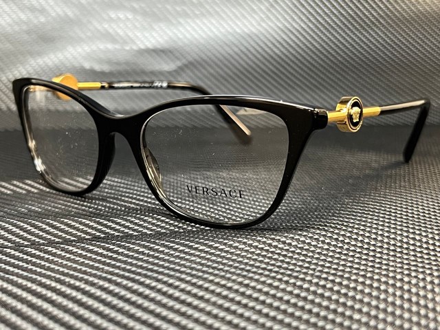 Versace 3293 Eyeglasses Gb1 Black 100 Authentic for sale online | eBay