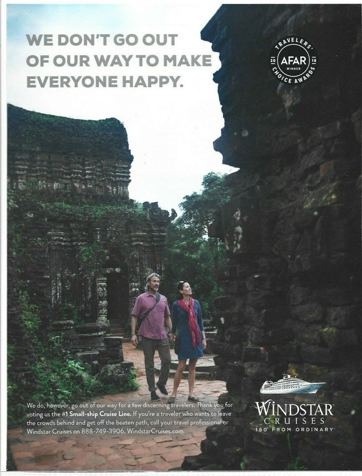 Windstar Cruises Print Ad, Windstar Cruises Magazine Ad, Windstar ...