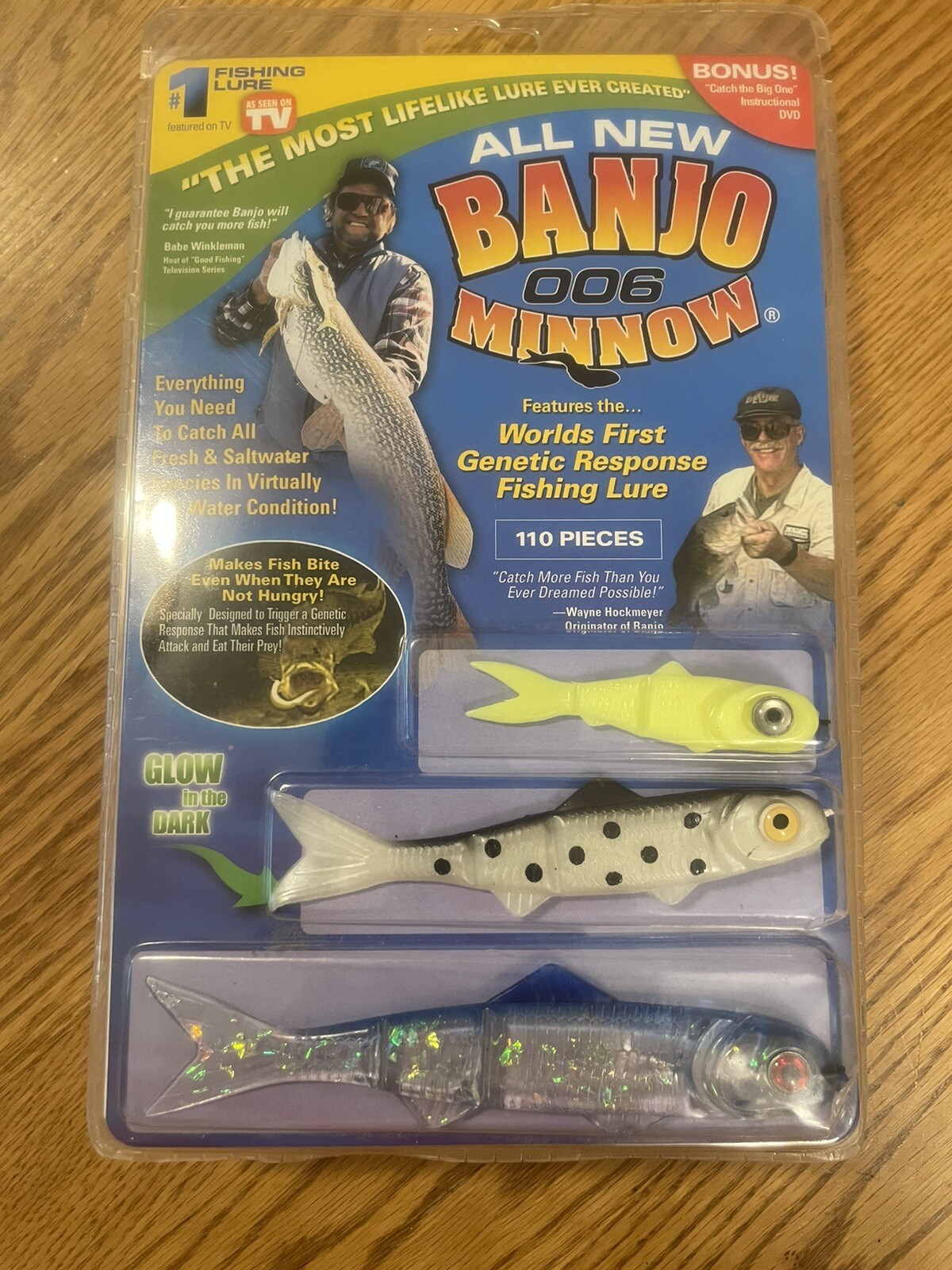 Banjo Minnow 006 • 110 Piece Fishing System Lures As Seen On TV, NEW ...