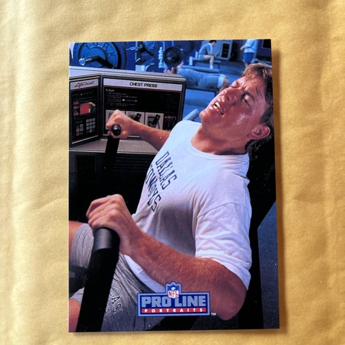 1991 Pro Line Portraits #194 Troy Aikman Pro Line National Convention ...